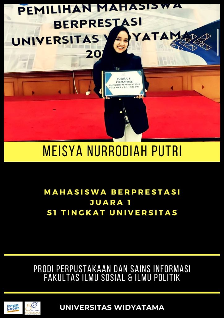 Mahasiswa Prodi Perpustakaan & Sains Informasi Mearih Juara 1 Pemilihan Mahasiswa Berprestasi ...